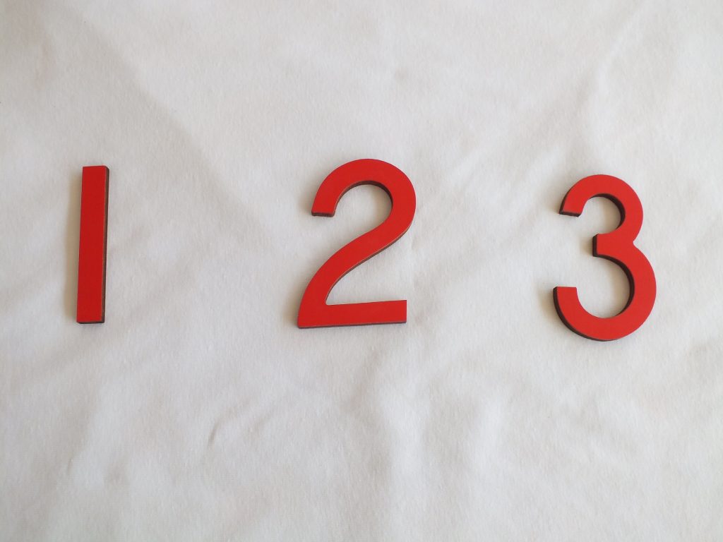 Presentación números y contadores Montessori. « Happy Mama