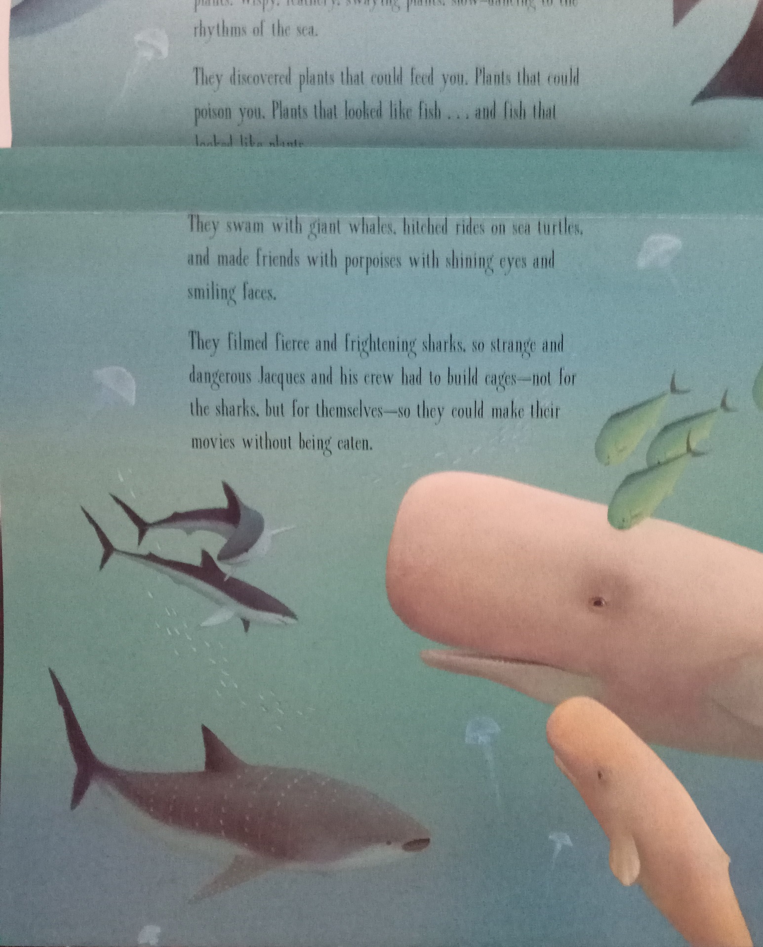 Manfish. A story of Jacques Cousteau. Jennifer Berne « Happy Mama